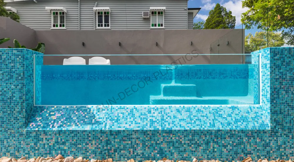 Custom Acrylic Swimming Pool Panels - Clear, Various Thicknesses for ...