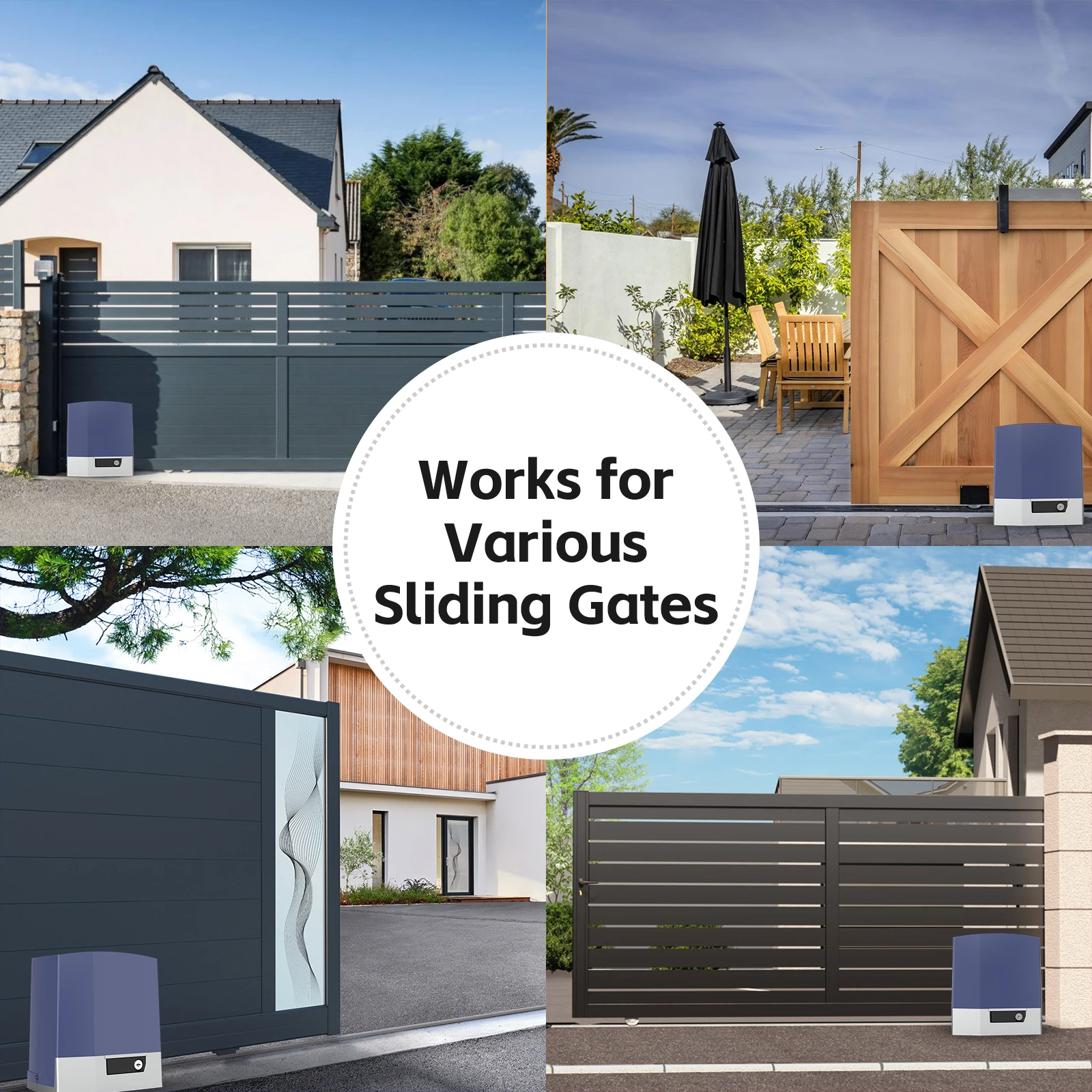 K2208 Smart 1000KG Turning Sliding Door Motor - Automatic Gate Remote ...