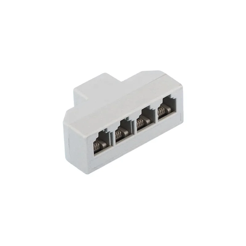 RJ11 Telephone Junction Box, One-to-four Pure Copper Desktop Connection ...