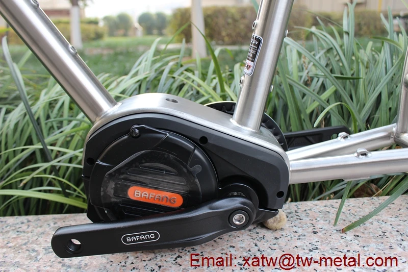 Titanium Cargo Bike Frame With Bafang G510 Ultra Titanium E Bike With ...