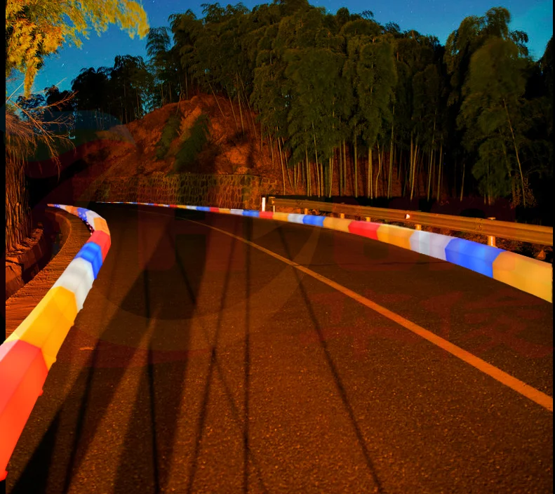 Wholesale Led Light Plastic Curb Stone Road Side Pavement Led Curbstone ...