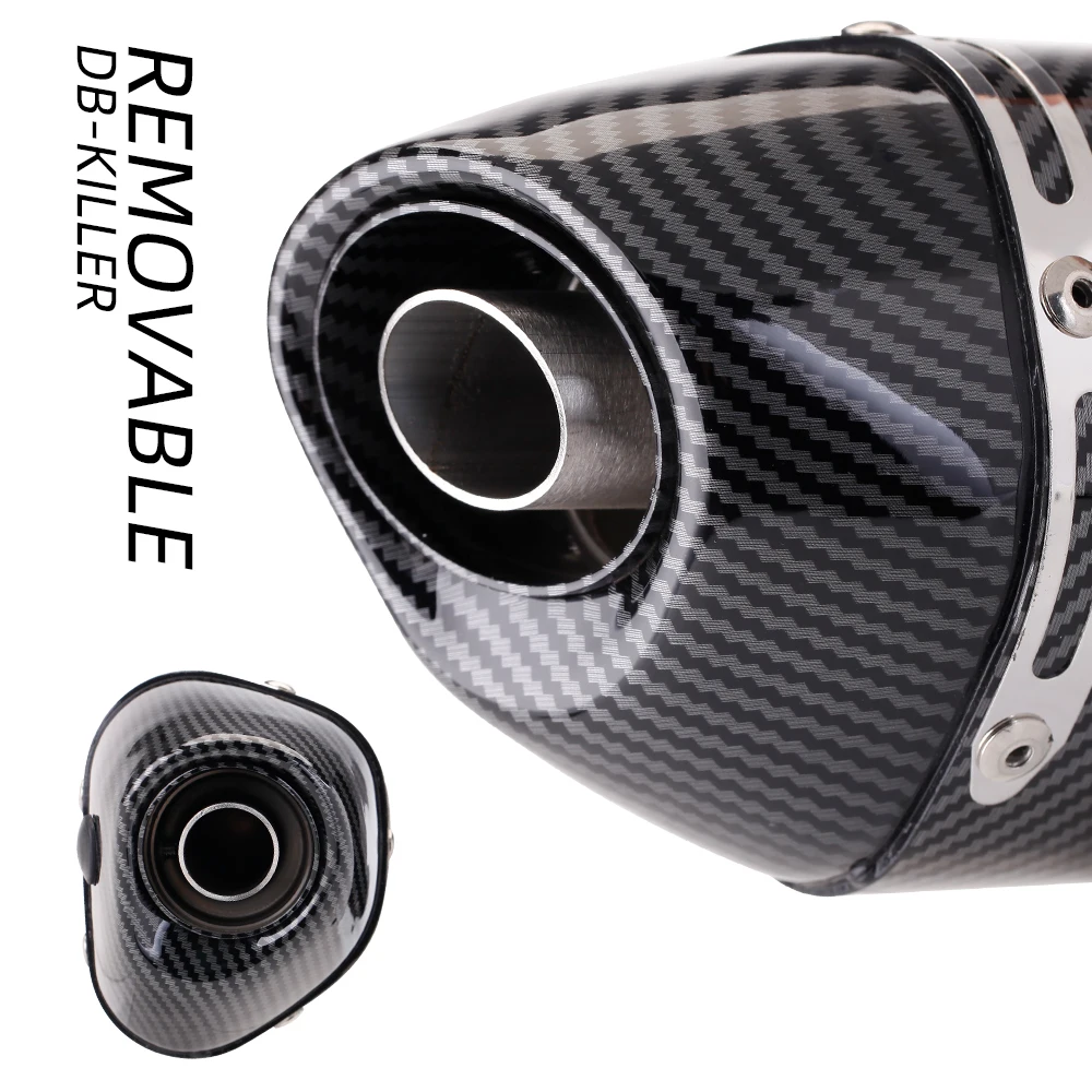 Universal Motorcycle Yoshimura R77 Modified Exhaust Pipe Db Killer ...