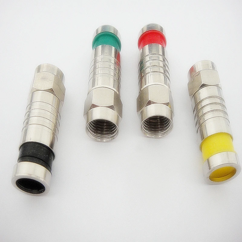 RG59 Coaxial Cable Connectors - 75 Ohm Compression Connectors
