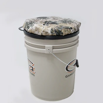 Hunting Camo Foam Seat 5 Gallon Bucket Lid Swivel Camouflage Fishing ...