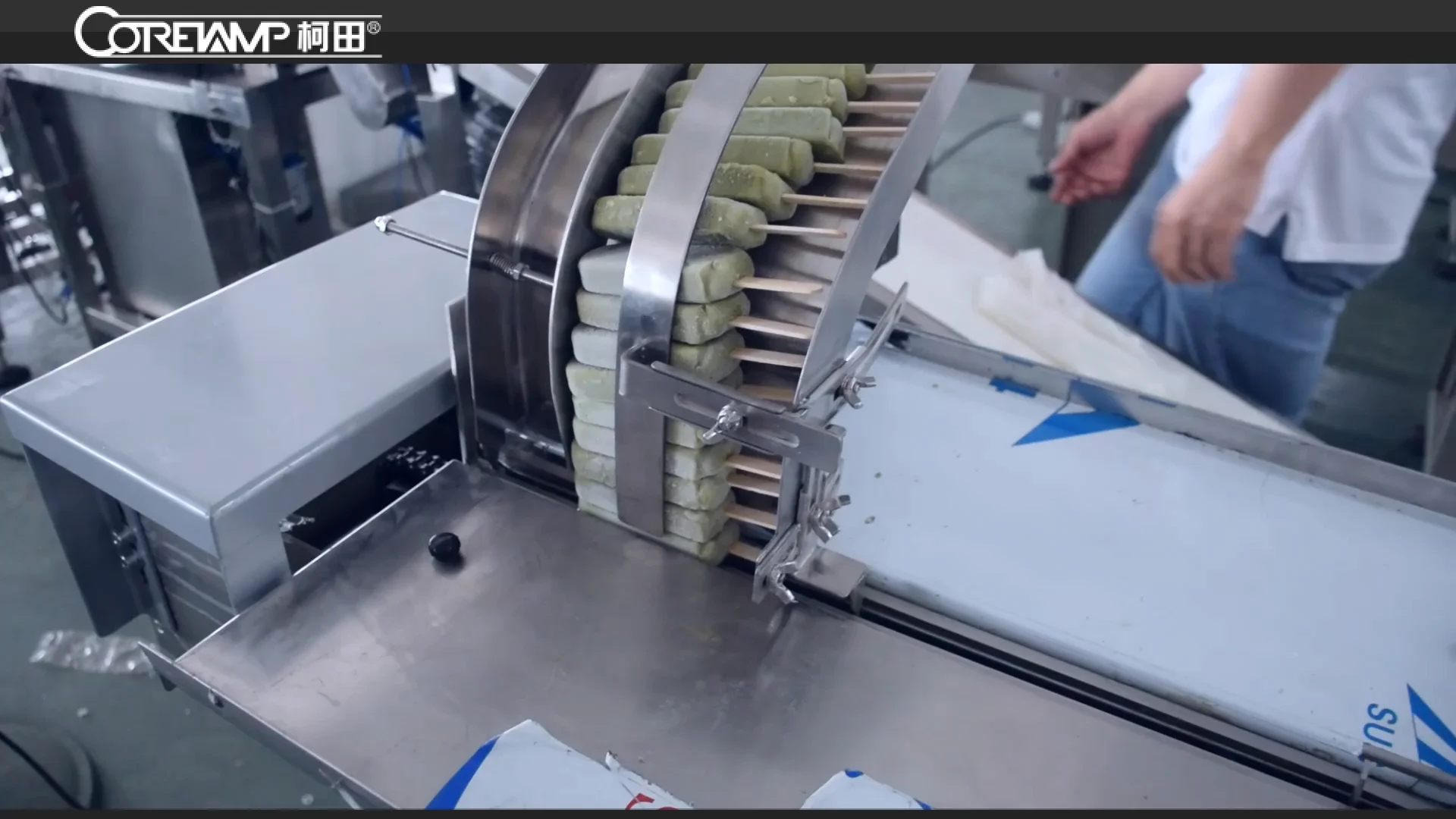 Coretamp Multi-function Manual Flow Pack Ice Cream Vt-110 Popsicle ...