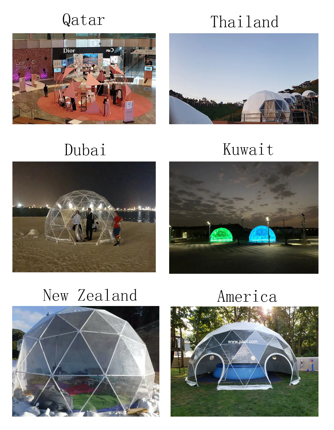 Wholesale Spherical Geodesic Dome Exhibition Tents for Events