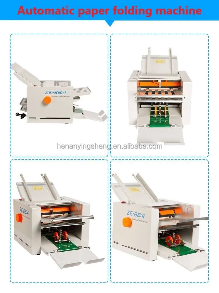 YS-ZE-9B/2 Full Automatic A3 Size Folding Machine Made in China for ...