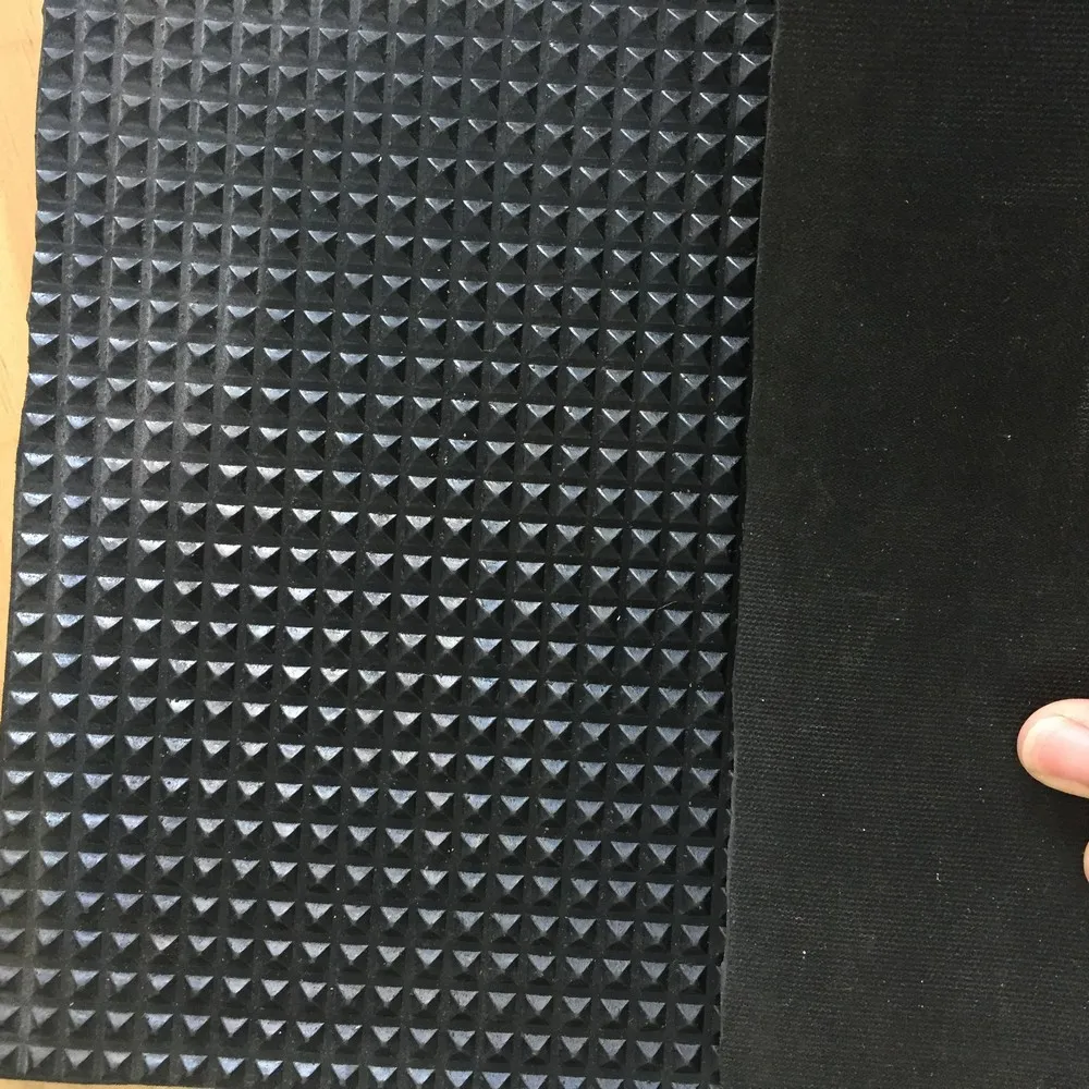 Nbr Sbr Cr Epdm Pyramid Pattern Rubber Sheets - Durable & Anti-slip