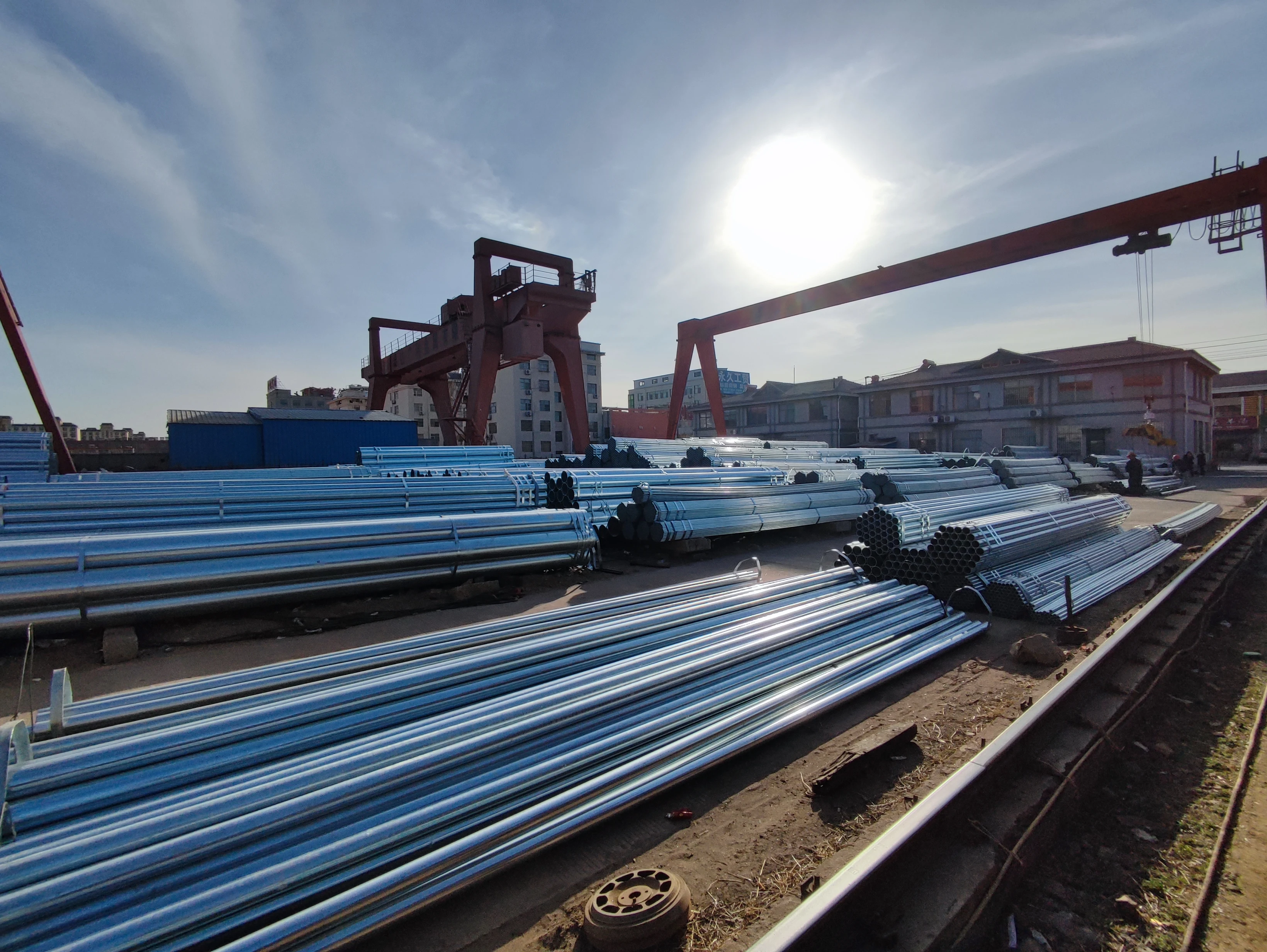 Schedule 20 Hot Dipp Galvanized Rectangular Steel Pipe 600 Mm 48.3mm ...