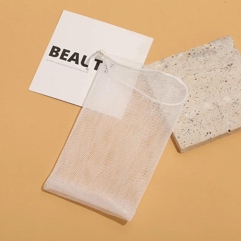Handmade Nylon Soap Net Bag Wholesale Facial Cleanser and Bath Soap ...