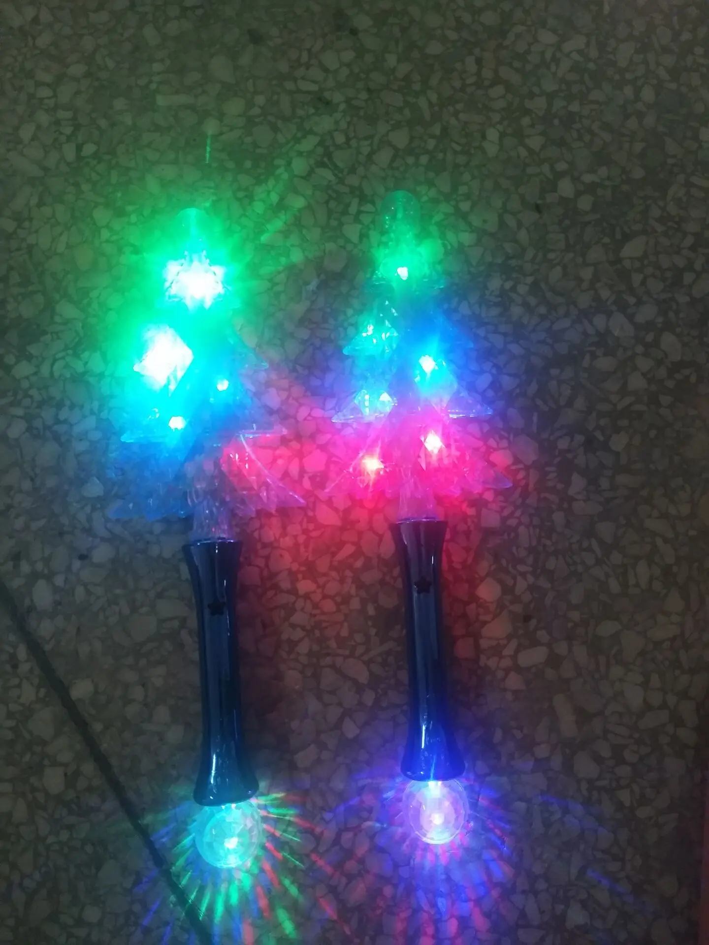Plastic Crystal Christmas Tree Light Up Led Wand,Magic Wand,Wand Toy ...