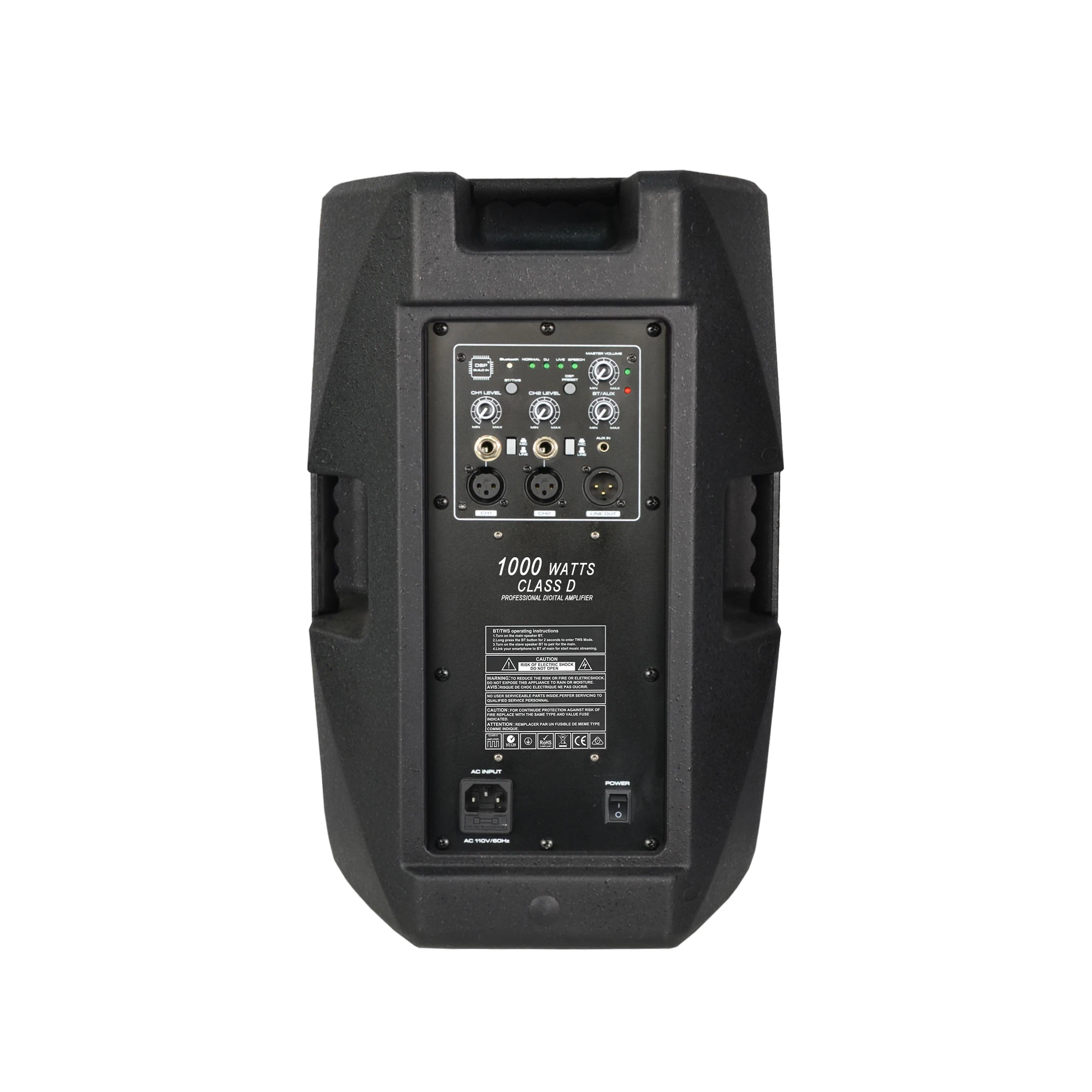 Accuracy Pro Audio Cao10d6-2k Professional 500w 10" Inch Powerful ...