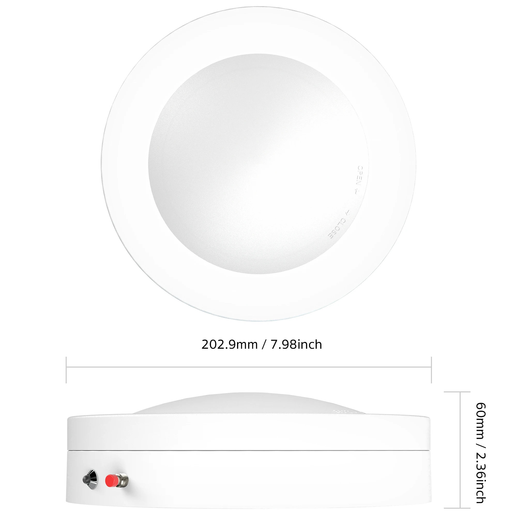 Etl 120v Led Power Failure Ceiling Light Kit For Indoor Home Use 15w ...