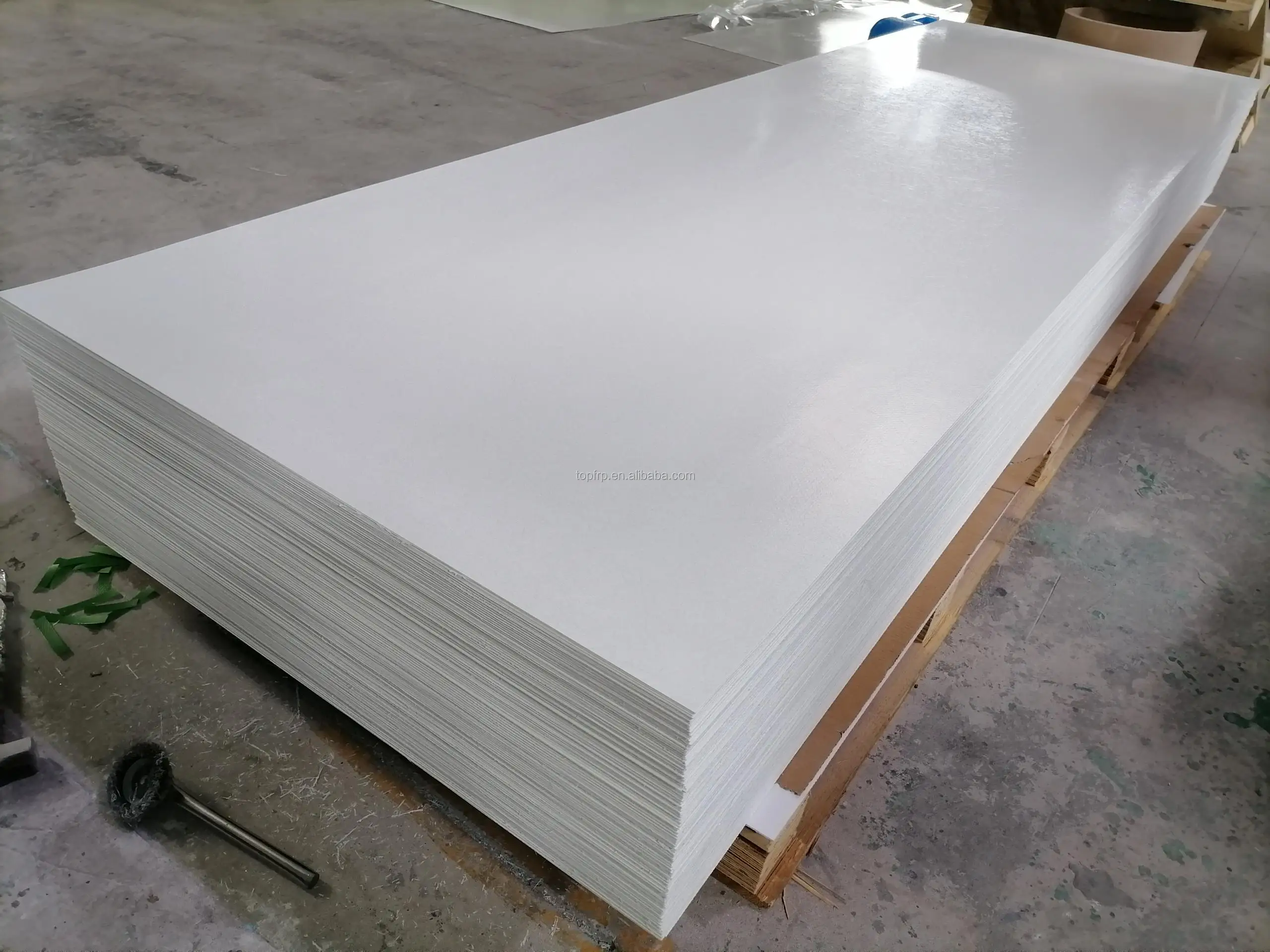 High Gloss Thermal Insulation Fiberglass Partition Panel Skin Sheet ...