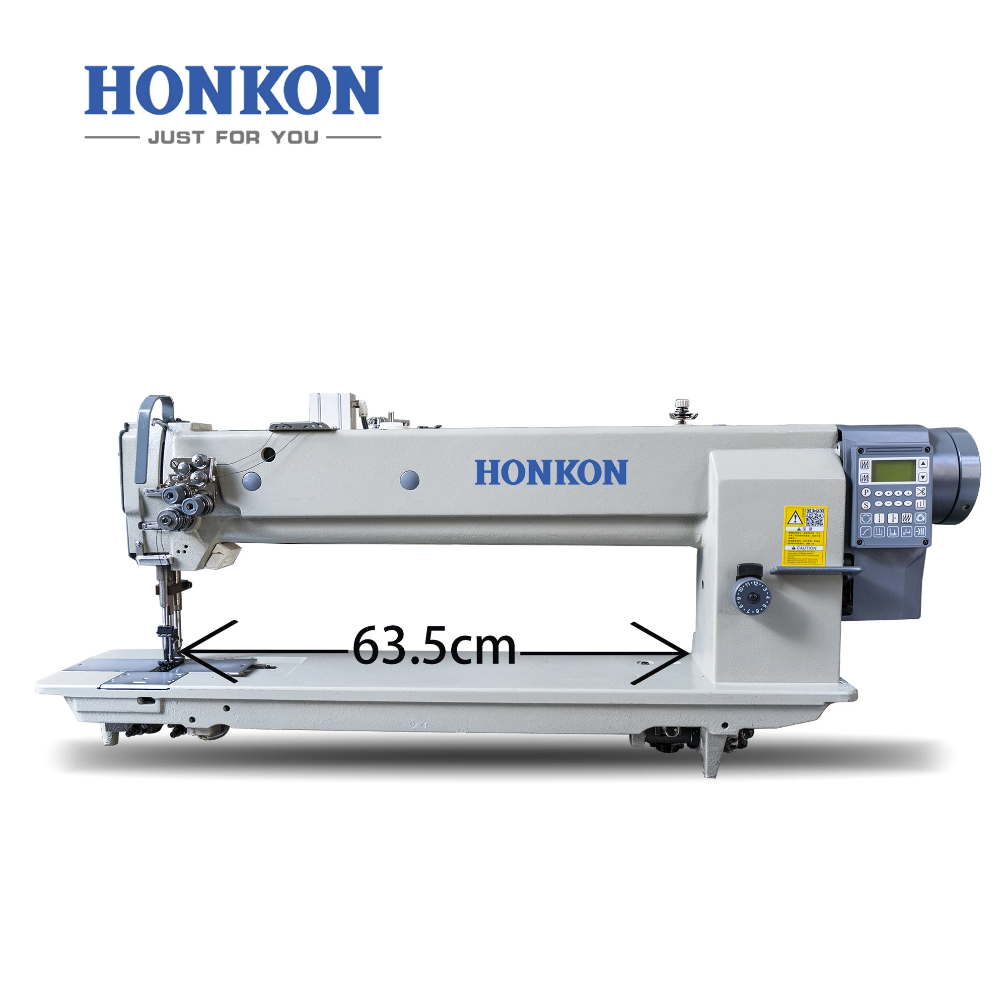 Heavy Duty Direct Drive Double Needle Long Arm Sewing Machine