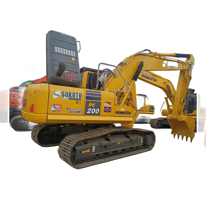 Japan's High Quality Komatsu Pc200-8 Used Excavator 20 Tons Pc200-n1 ...