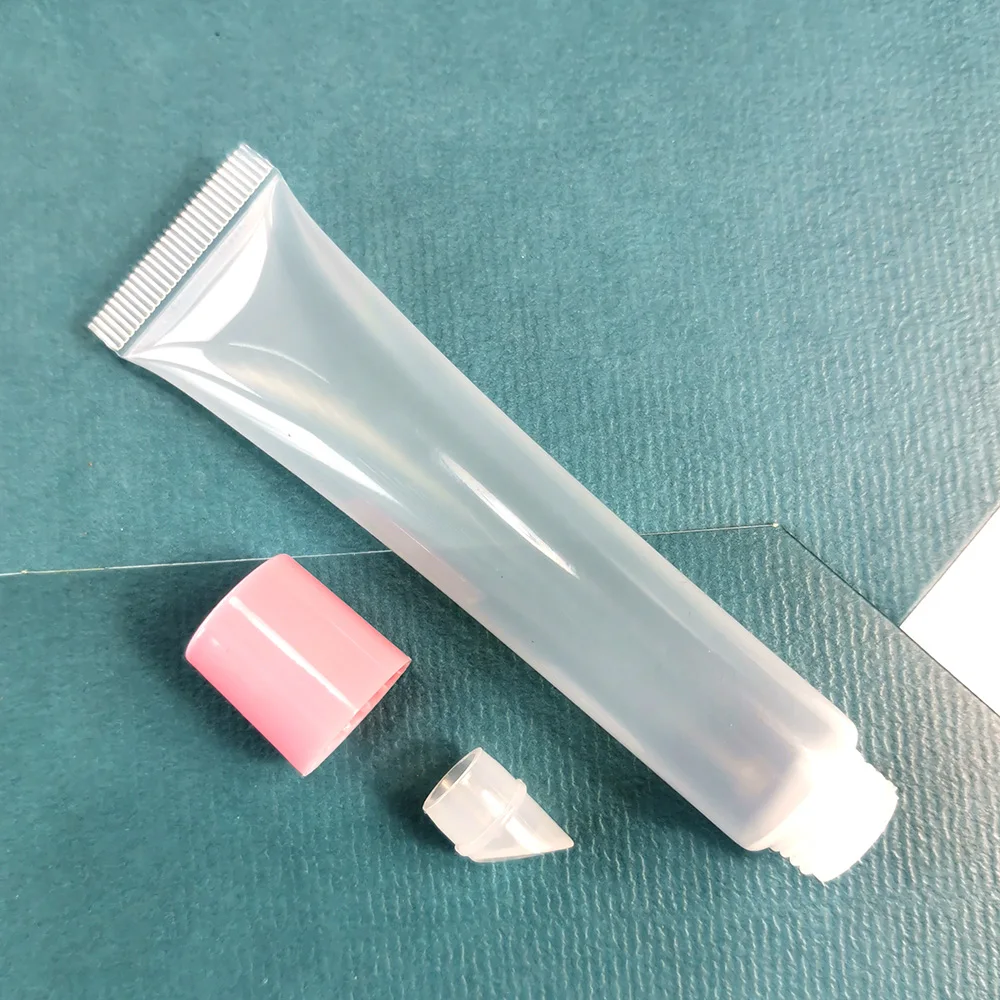 Empty 15ml Plastic Clear Lip Balm Bottle Packaging 15 Ml Lipgloss ...