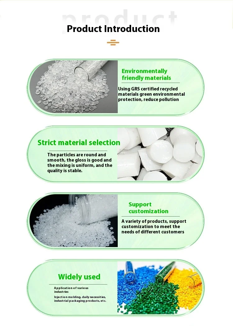 Jianchen TPU Recycled Plastic Granules GRS Certified Polyurethane Raw ...