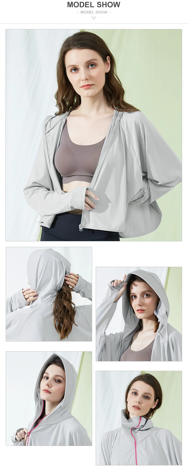 Sun Protection Hoodie - UPF 50+ Women's Long Sleeve Shirts