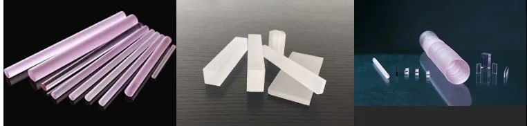 Nd:yag Rod Crystal Bonding Crystals Diffusion Bonded Laser Crystal Rod ...