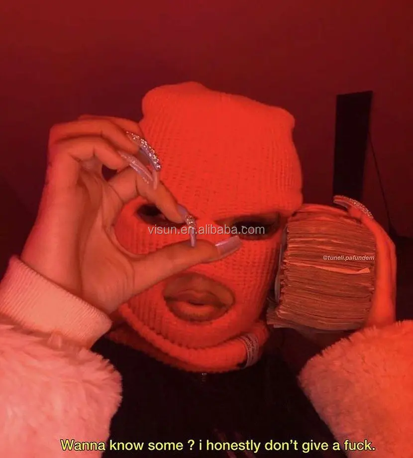 2023 New Arrive Fuzzy Shiesty Storm Distressed Balaclava Designer Knit ...