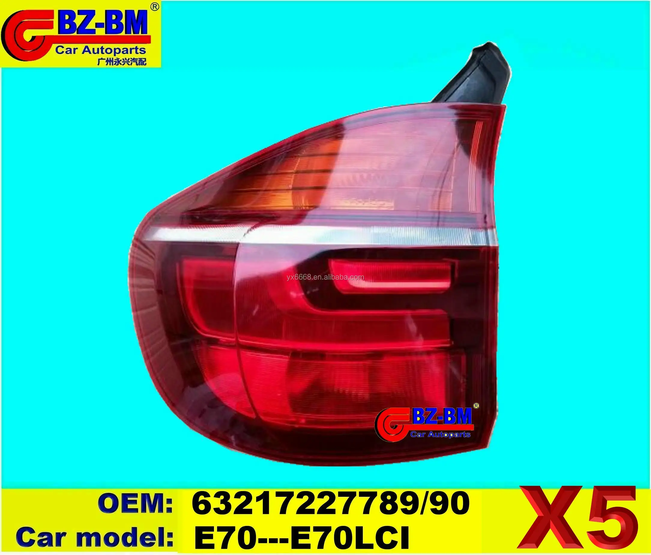 Tail Lamp For Bmw X5 E70 Old 63217200821 63217200822 - Buy E46 Tail ...