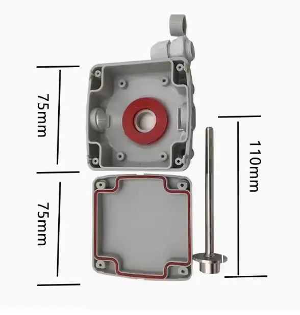 Taidacent ABS Ducting Pipe Cover Temperature Humidity Sensor Probe ...