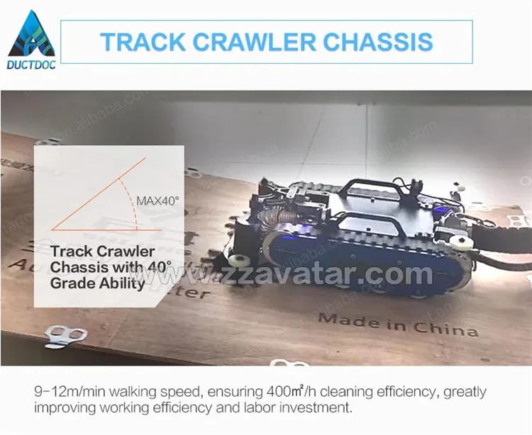 Small Pipe Clean Robot for Air Conditioner Duct Cleaning