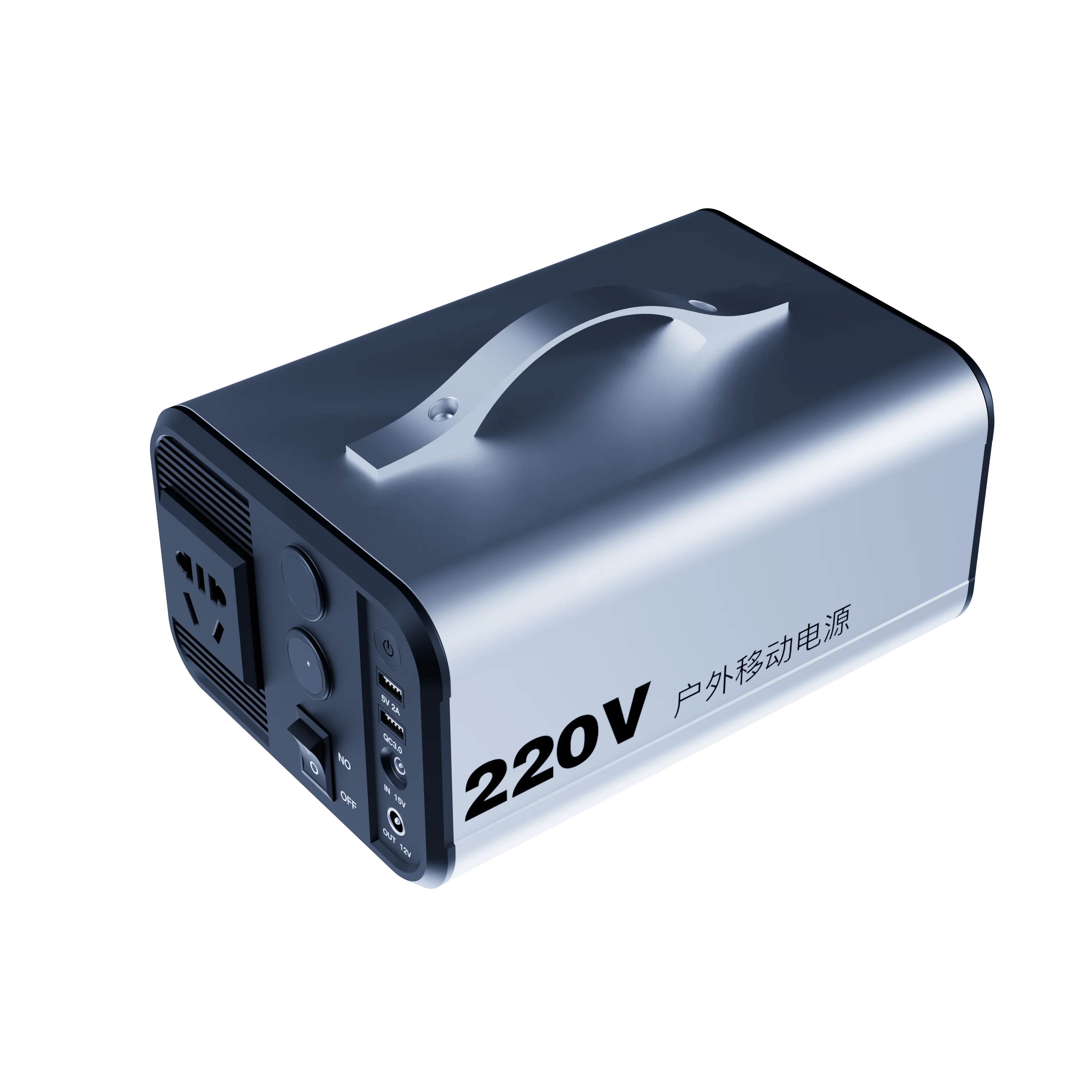 Portable Power Station 200W Solar Generator Outdoor Power Supply Small ...