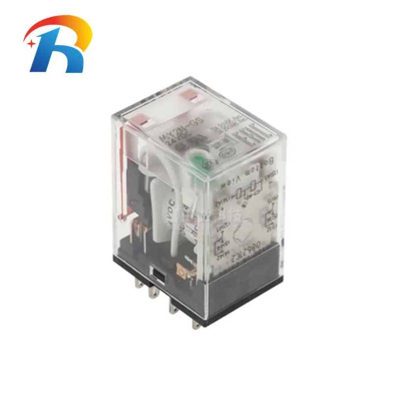New Original Relays My2n-gs-dc24v My2n-gs-dc12v 12v 24v 7a 8pins ...