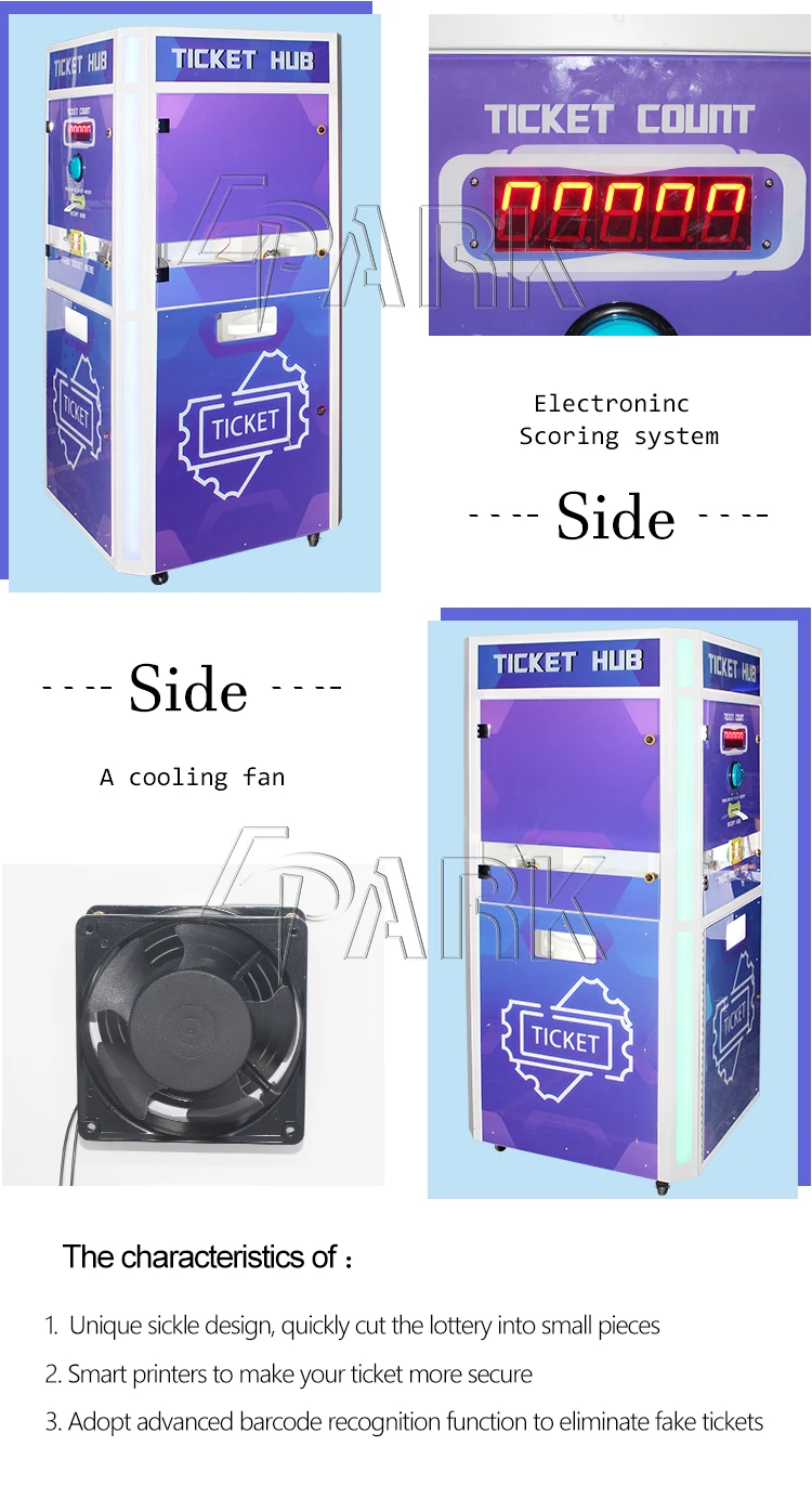 Low Cost Ticket Eater Machine Without Printer Epark Acarde Coin Operate ...