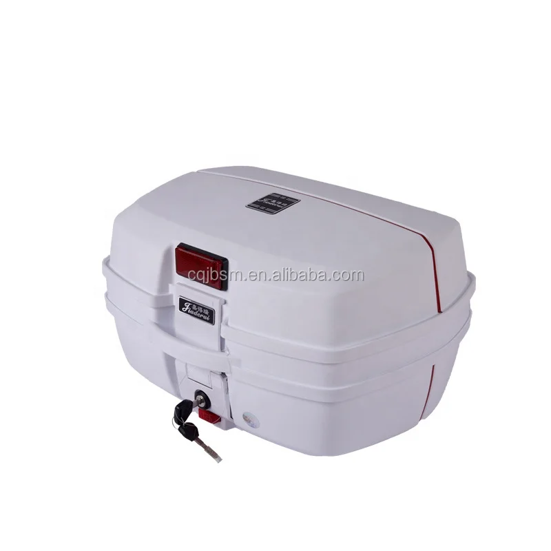 Cqjb Motorcycle Tail Boxes 45l Black White Red Motorcycle Boxes - Buy ...