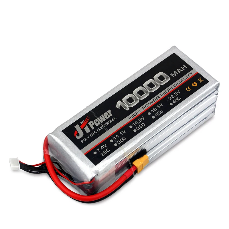 Hot Sale Professional 10000mAh Grade-A XT30/EC3/EC5 Lithium Ion Battery ...