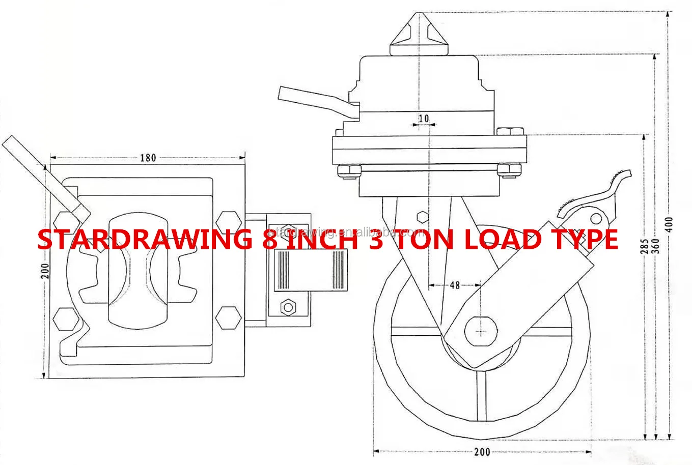SS New Style ISO Shipping Sea Container Wheels - Durable & Swivel