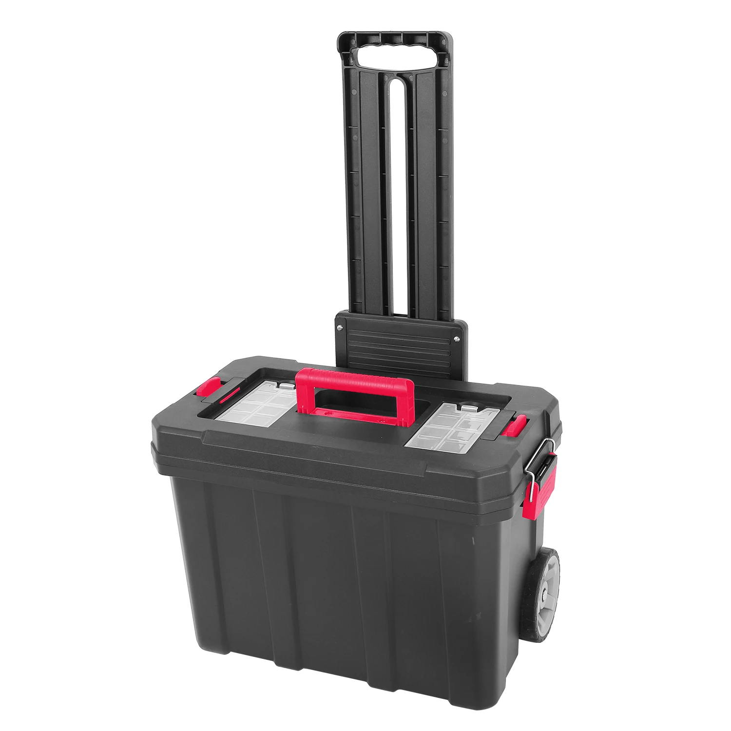 Vertak Stackable Plastic Tool Storage Box with Wheels - ODM | Wholesale
