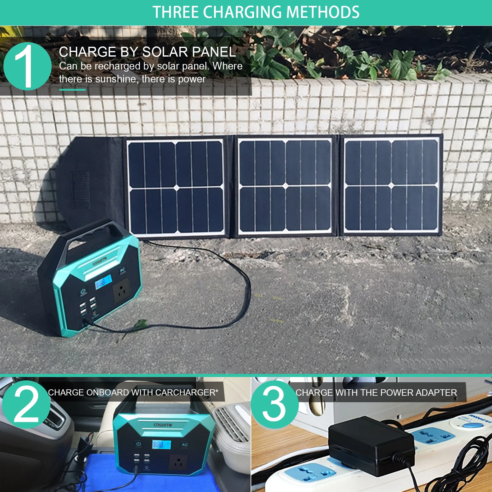 Popular 150wh 40800mah Home Portable Solar Inverter Generator Pure Sine ...