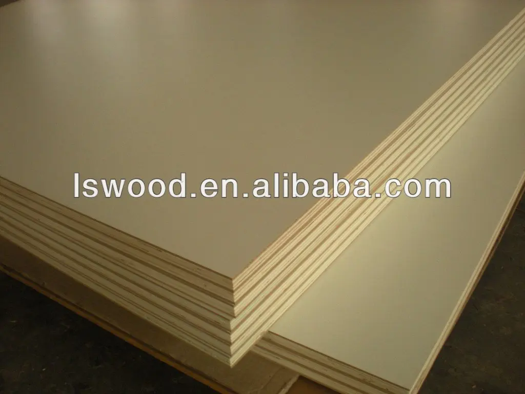 18mm Hoge Druk Melamine Laminaat Decoratieve Blad,Witte Melamine ...