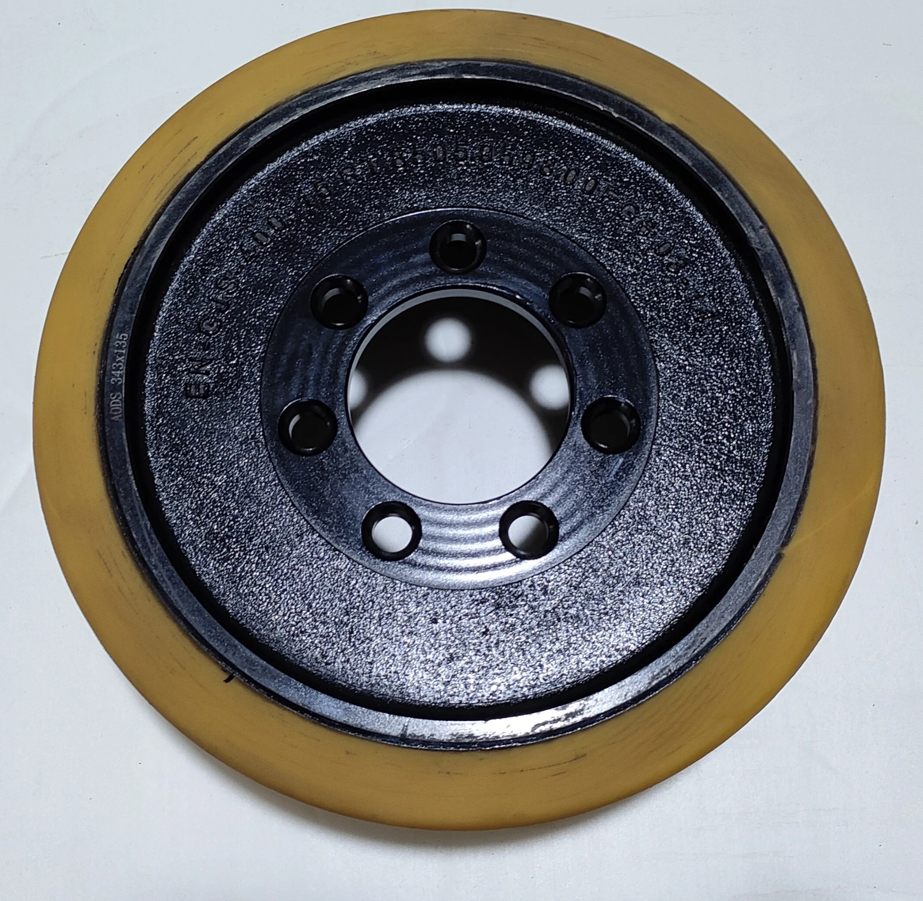 Forklift Polyurethane Drive Wheel 343*135 0029903814 for Linde R14/R16 ...