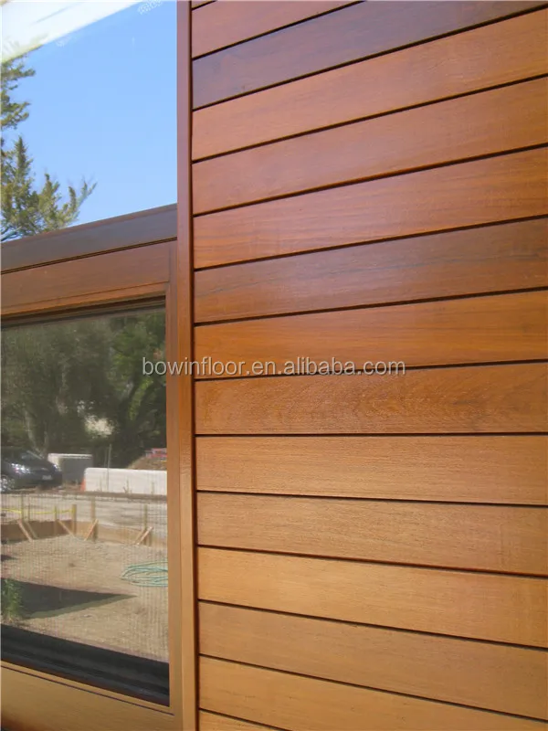 Durable Teak Exterior Solid Wood Cladding - Bowin Quality
