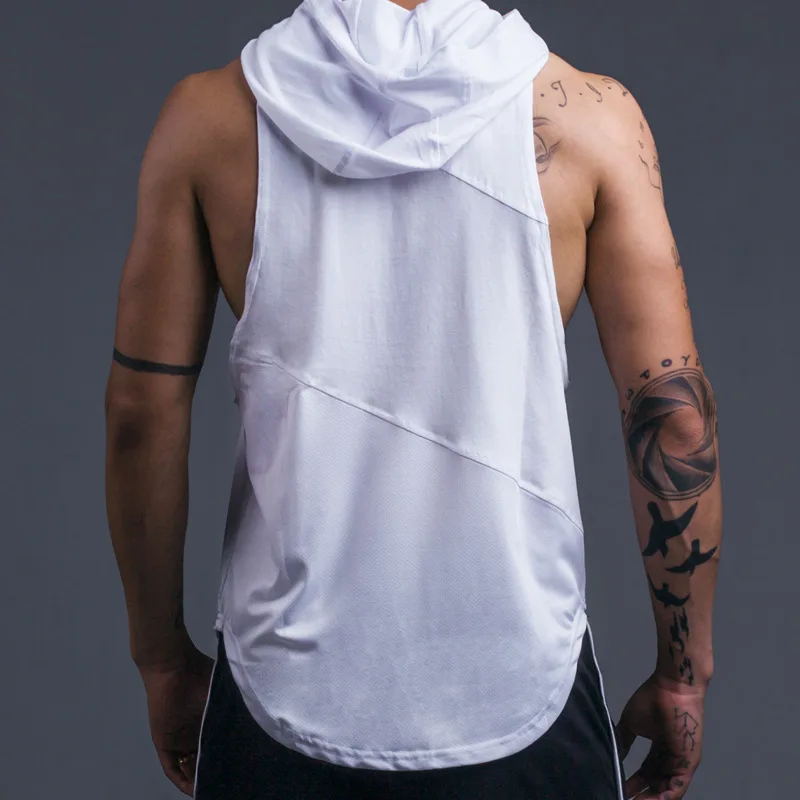 Muscle Bodybuilding Men Cotton Stringers Tank Tops Cut Off T-shirt ...