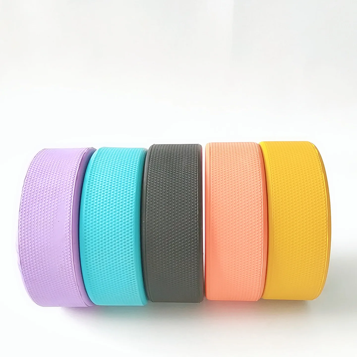 Colorful 75mm*25mm Custom Logo Rubber Puck Hockey - Waytop
