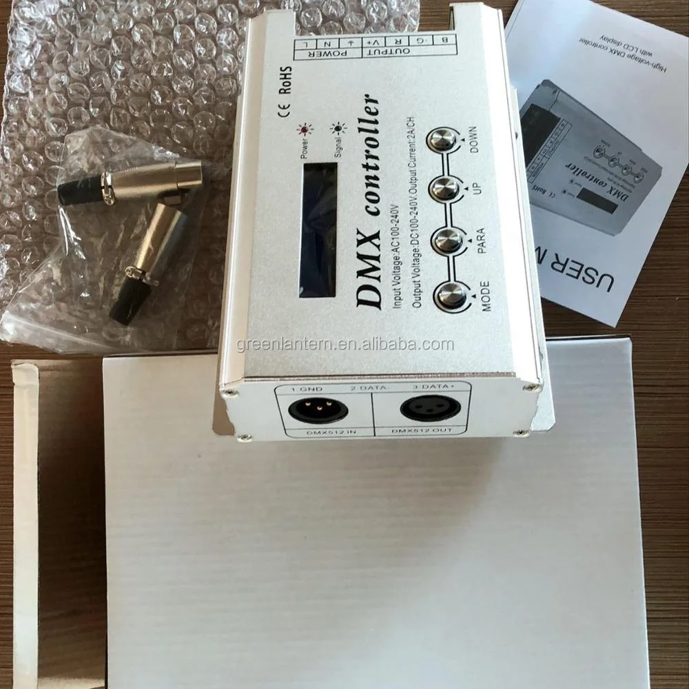 DMX300 AC100-240V High Voltage DMX Controller with LDC Display