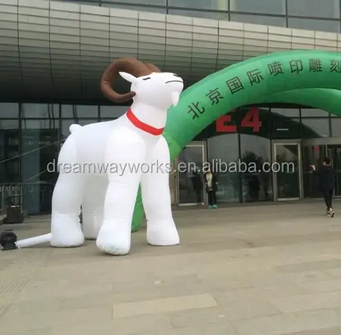 2023 Hot Sale Outdoor Giant Inflatable Goat for Advertising