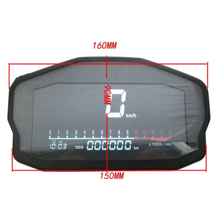 Universal Modified Motorcycle Meter Good Quality T16 Water Temperature ...