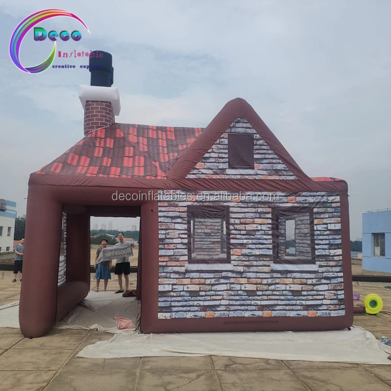 Portable Inflatable Log Cabin House Bar House - Buy Portable Inflatable ...