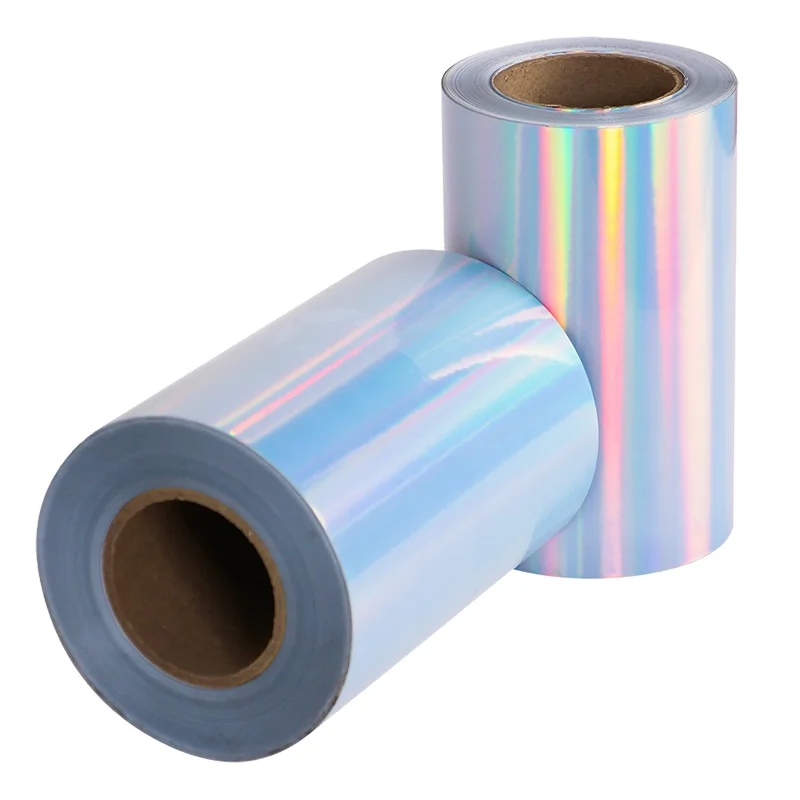 Pillar Lightbeam Laser Lamination Printable Pet Hologram Film Rolls For Cosmetic 15um - Buy ...
