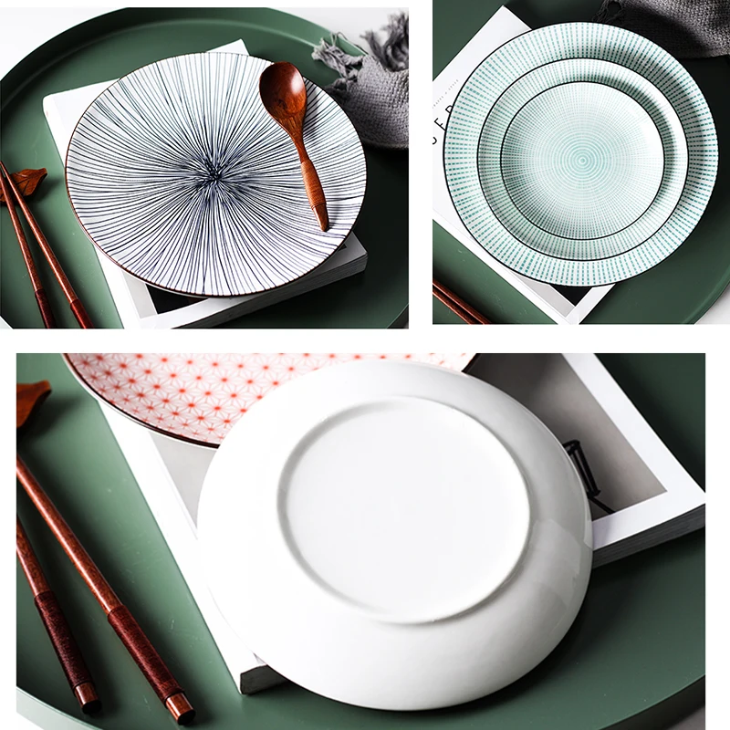 Luxury Japanese Style Dishwasher Safe Hotel Dinnerware Sets Ceramic ...