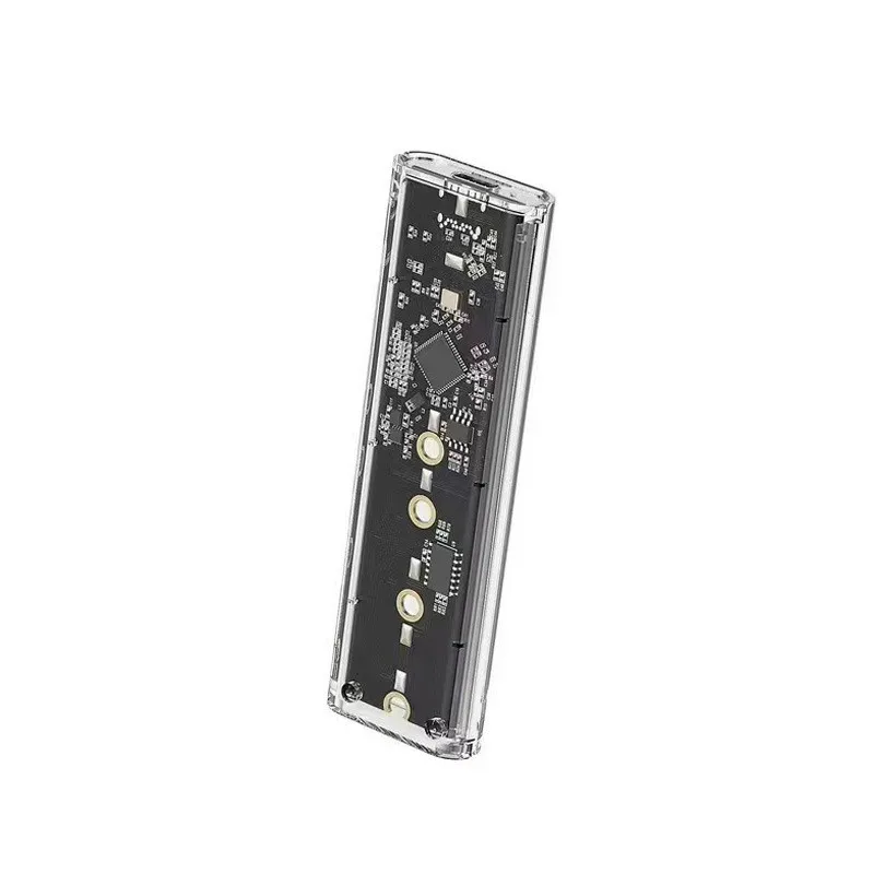 Portable Transparent Ngff M2 Ssd Case M.2 To Usb 3.1 Type-c Sata ...