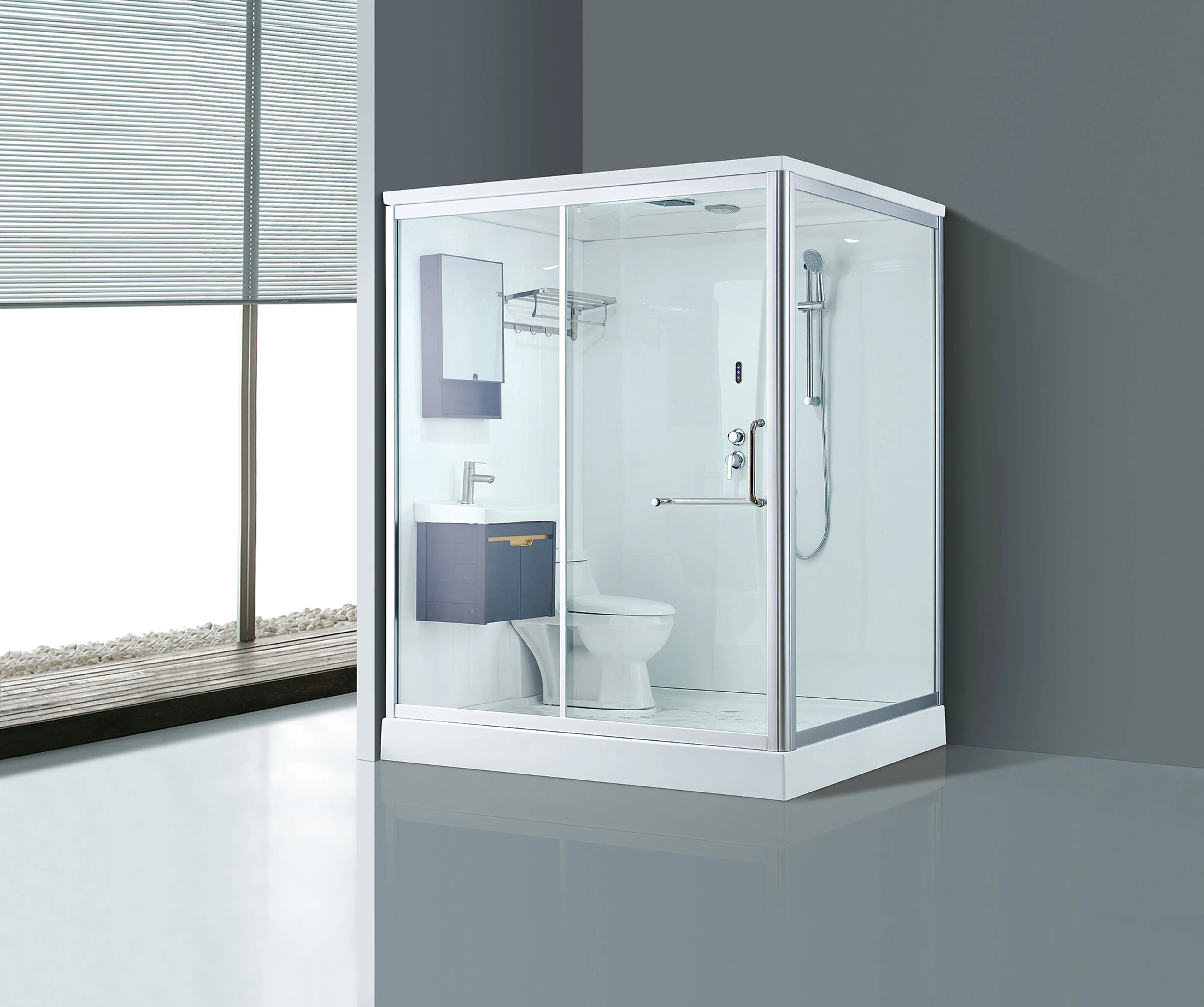 Kmry Bathroom Prefab Shower Room All In One Bathroom Prefab Shower ...