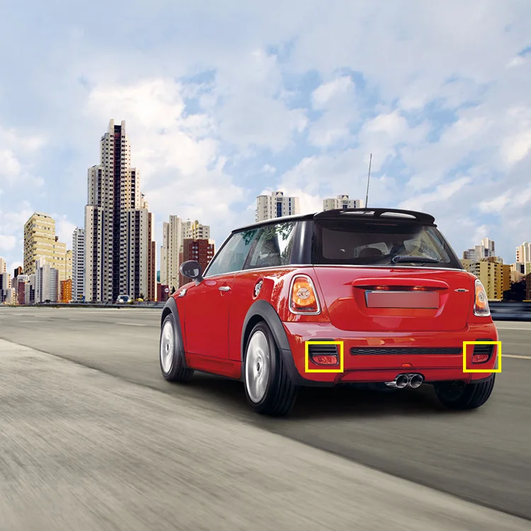 Smoke Bumper LED Rear Fog Lamps for MINI Cooper JCW R56